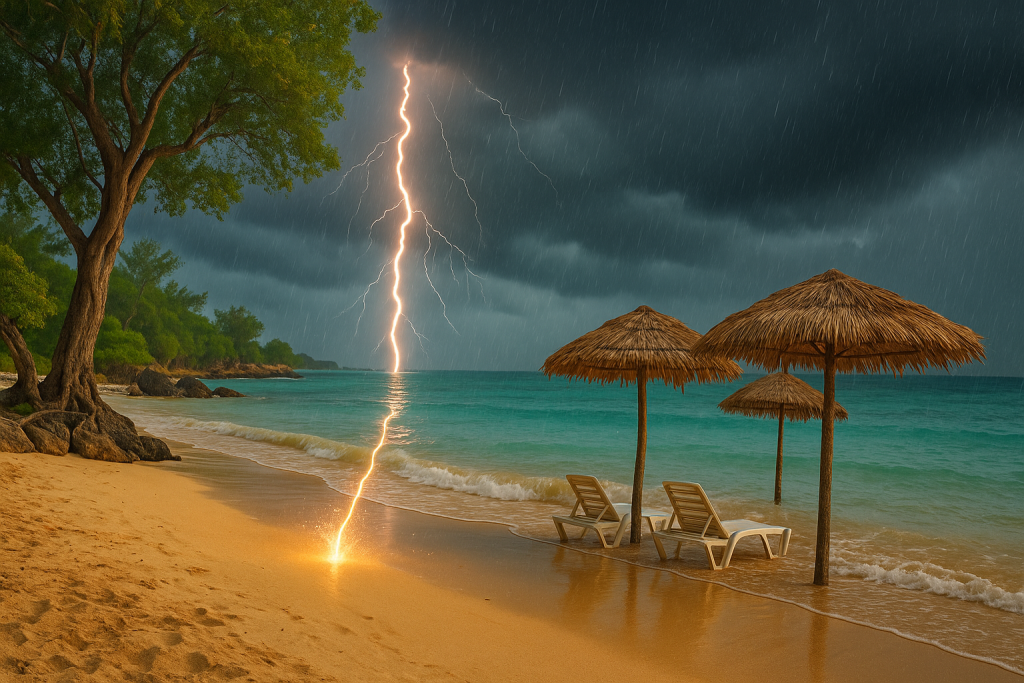 Las Playas de Cuba y el peligro de las descargas eléctricas. - AKubaa